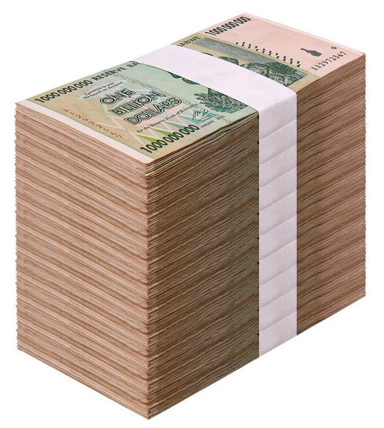 ZIMBABWE 1 BILLION DOLLAR BANKNOTE, 2008, AA SERIES, USED ...