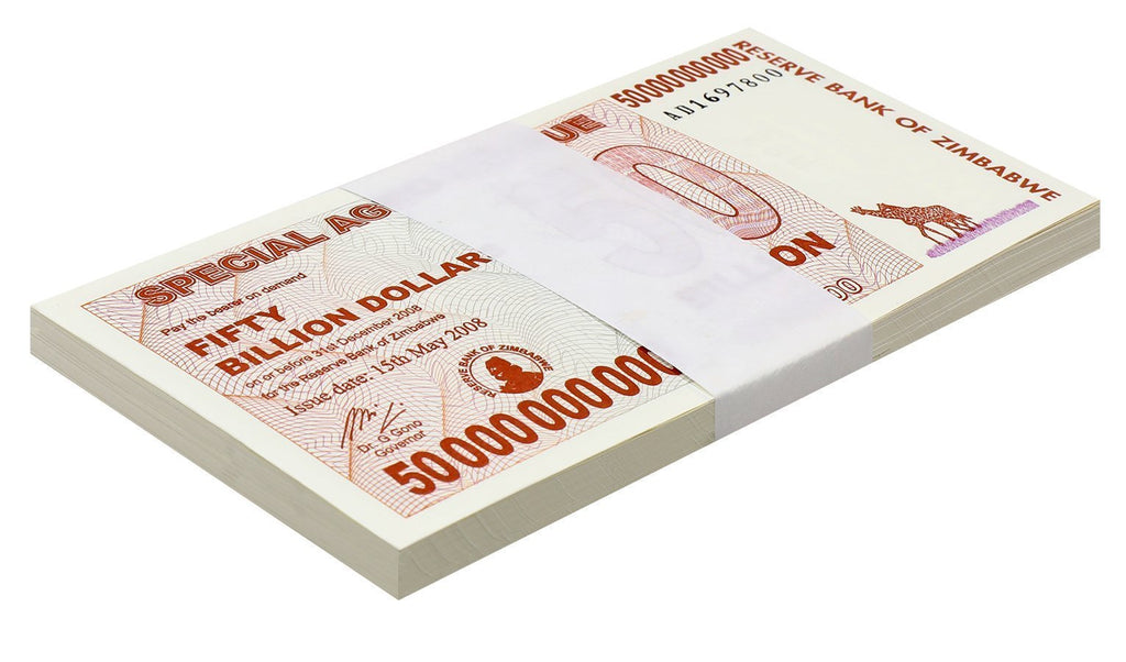 ZIMBABWE 50 BILLION DOLLAR BANKNOTE SPECIAL AGRO CHEQUE, 2008, NEW ...