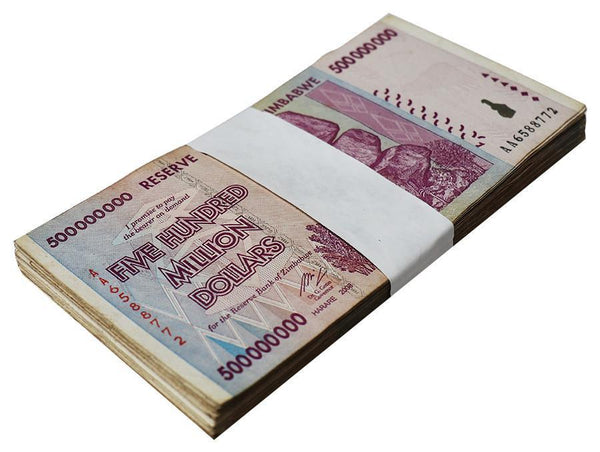 ZIMBABWE 500 MILLION DOLLAR BANKNOTE, 2008, AA SERIES, USED ...